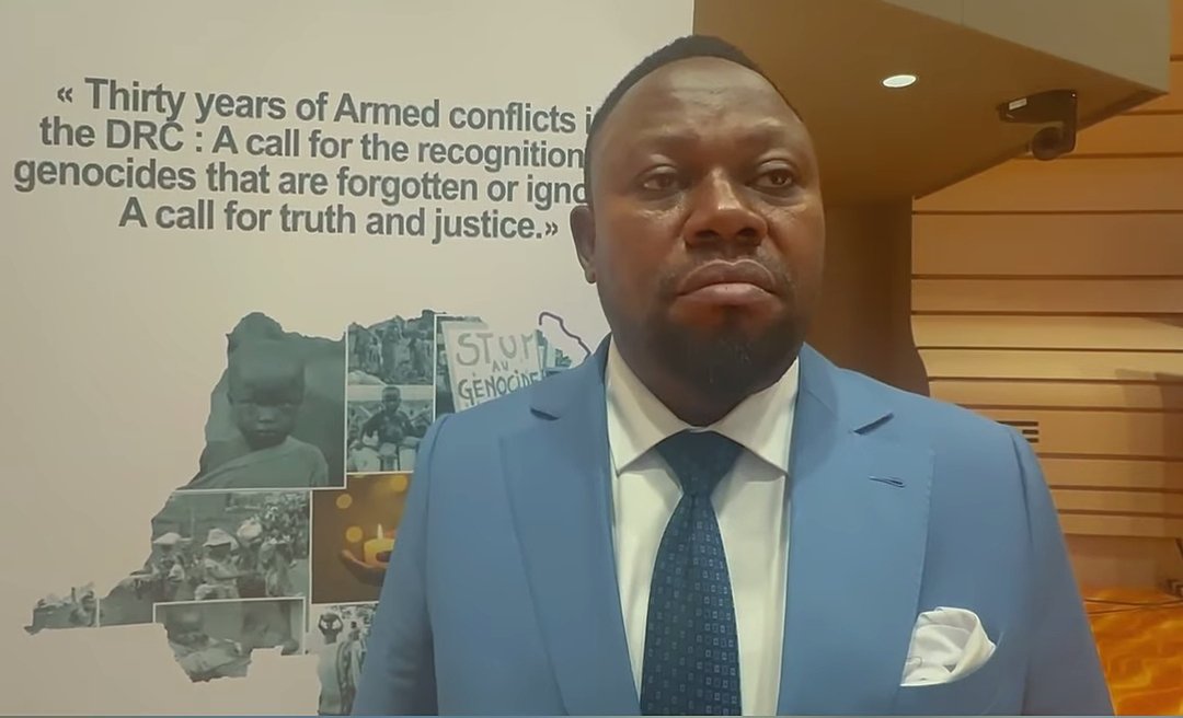 A Genève, Samuel Mbemba alerte sur un génocide de plus de 30 ans en RD ...