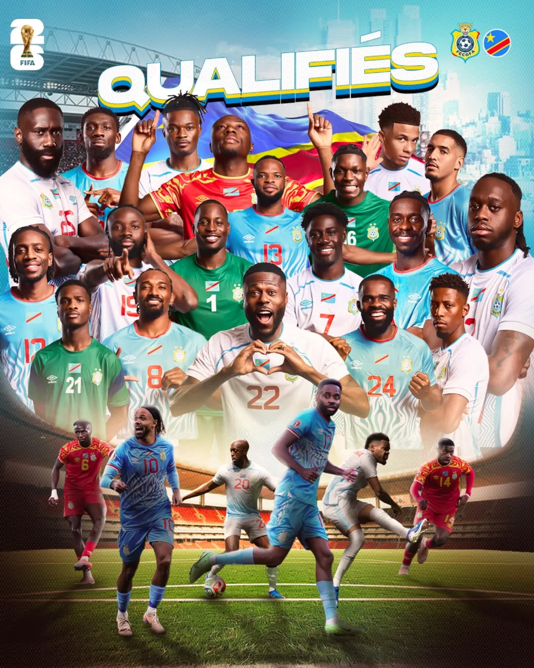 Les Léopards au Mondial: avant et après la qualif, une vague de ...